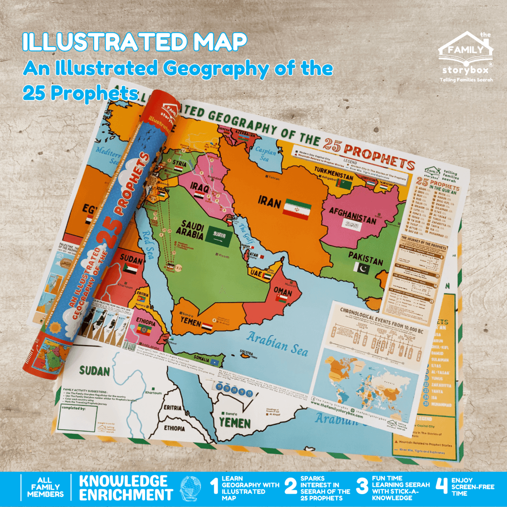 An Illustrated Geography of The 25 Prophets Mega Map & Stick-A ...